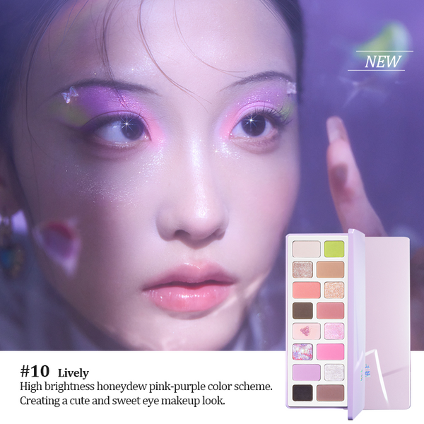 CHEERYEP (QIANYAN) 16-Color Natural Star Eye Shadow Palette - 10#Livel ...